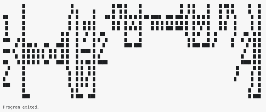 Tuppers Self-Referential Formula · Applied Go